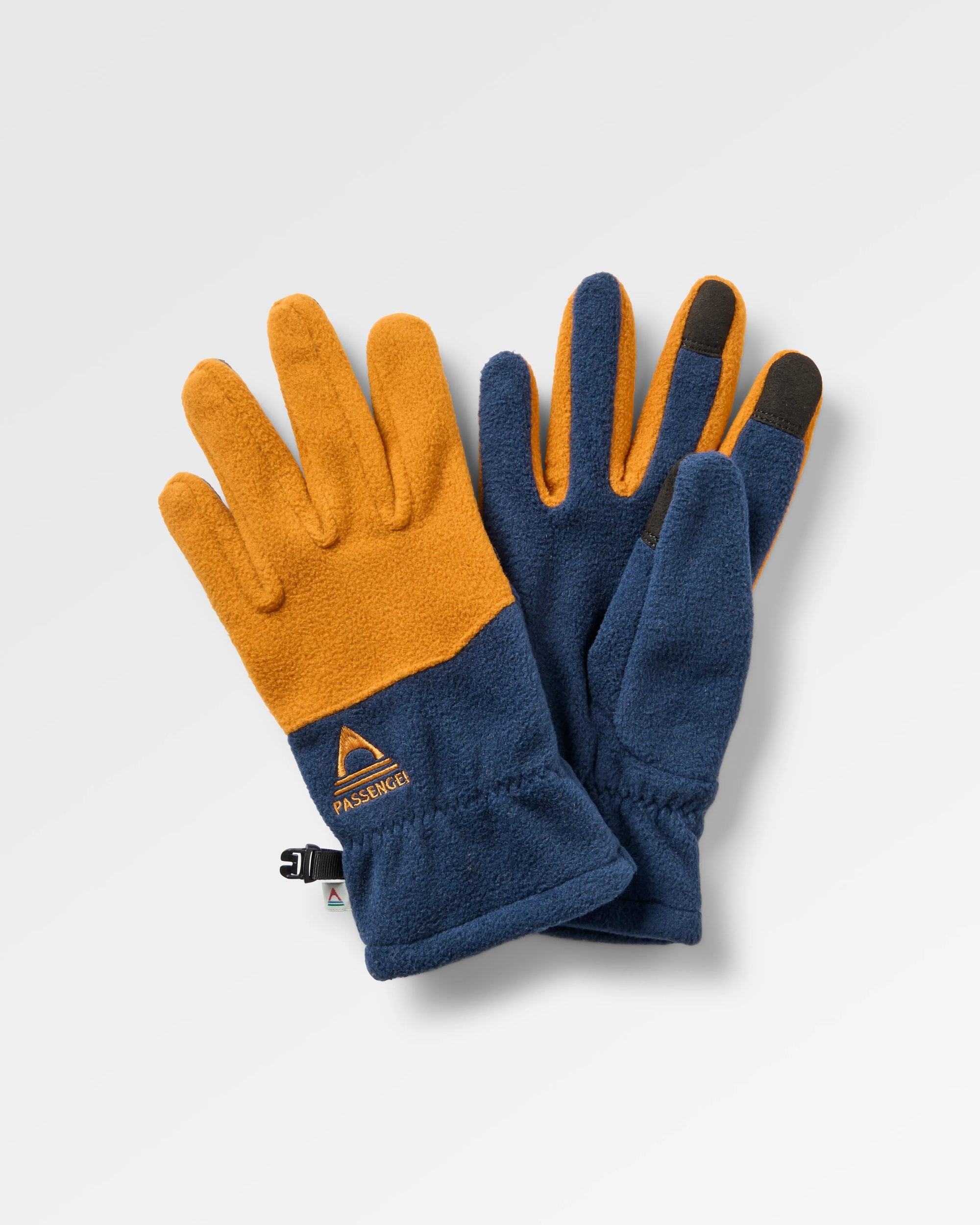 Daytrip Polar Fleece Gloves Rich Navy/ Retro Orange – Passenger